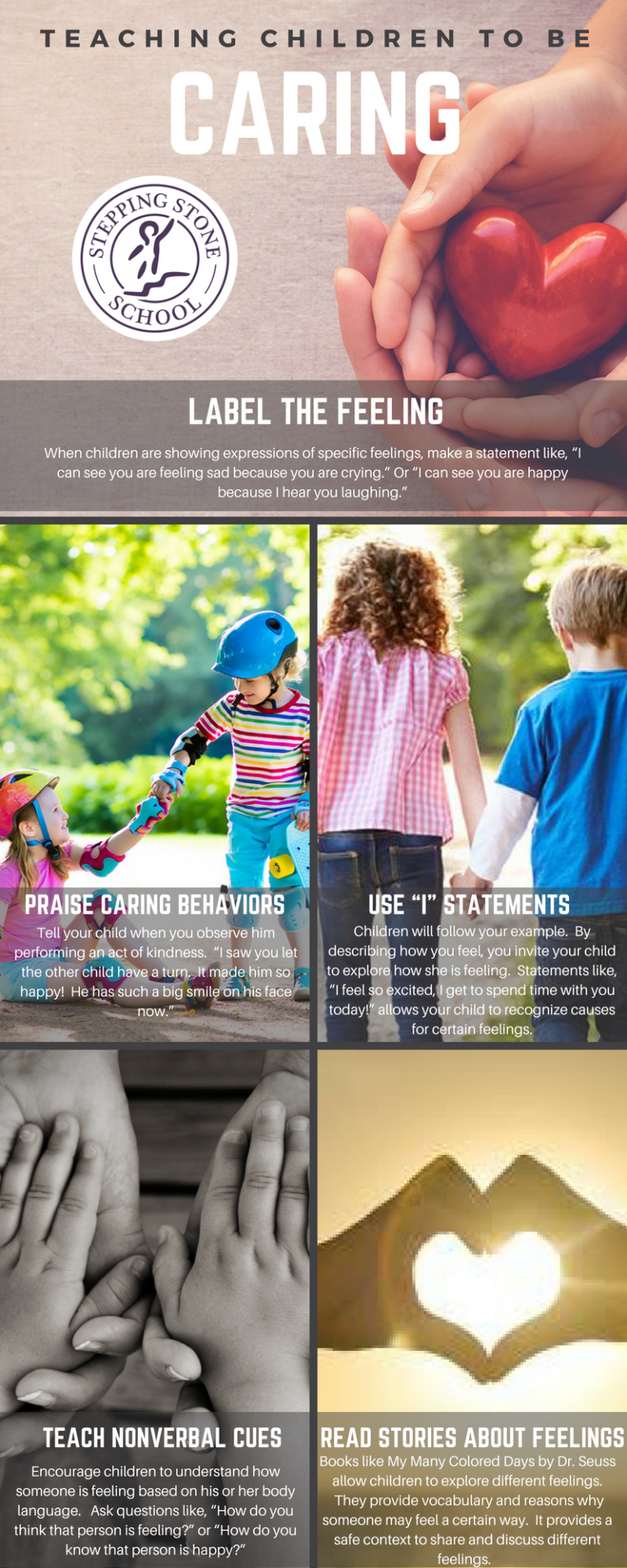 Teaching Children to be Caring | Stepping Stone School