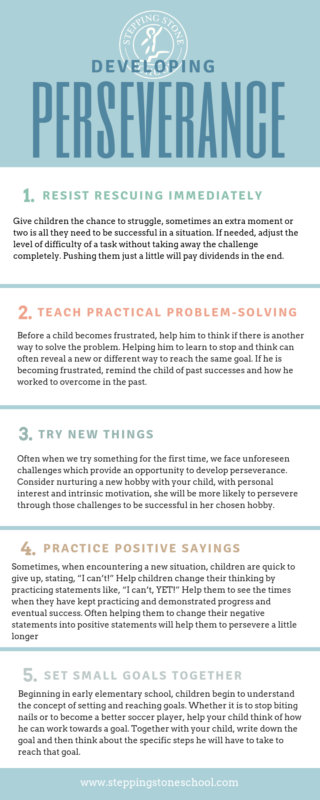 Developing Perseverance | Stepping Stone School