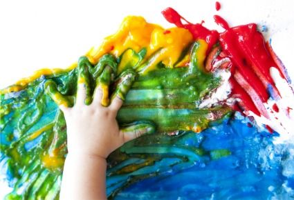 How to Make Easy Taste-Safe Finger Paint